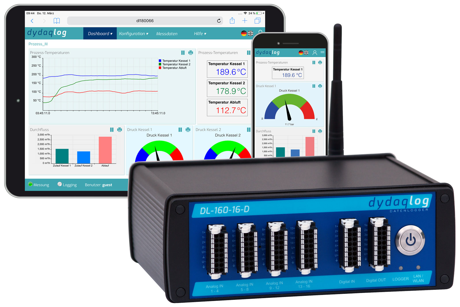 DL-160-16-D dydaqlog ++ IIoT Datenlogger | dydaqtec Online-Shop