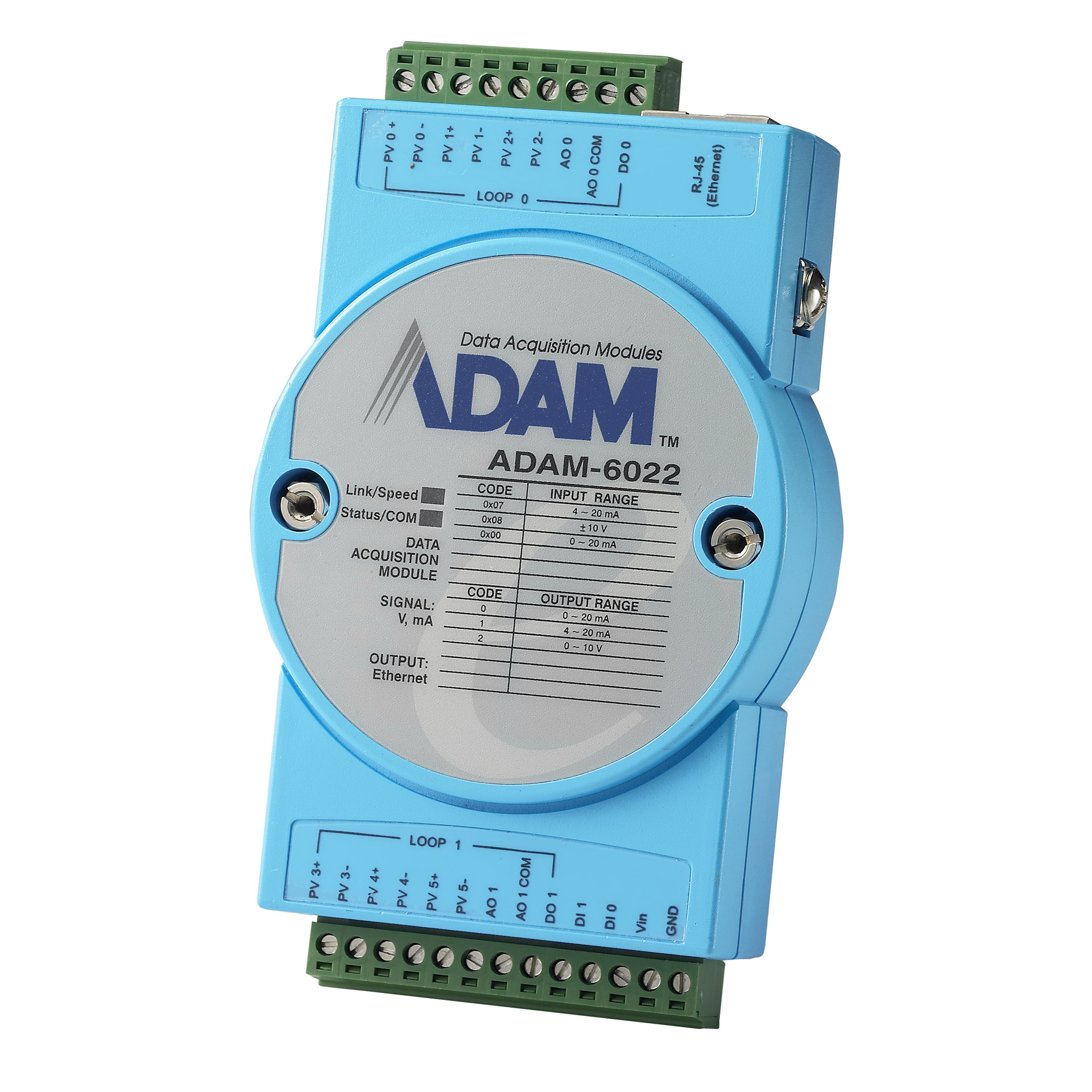 Ethernet Remote-I/O-Modul ++ ADAM-6022 | dydaqtec Online-Shop